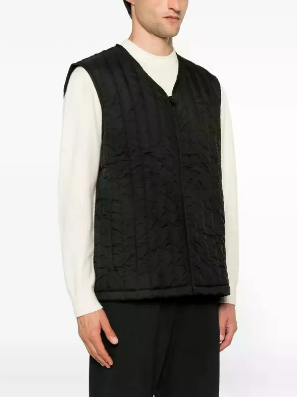 Rains Quilted V-neck Gilet