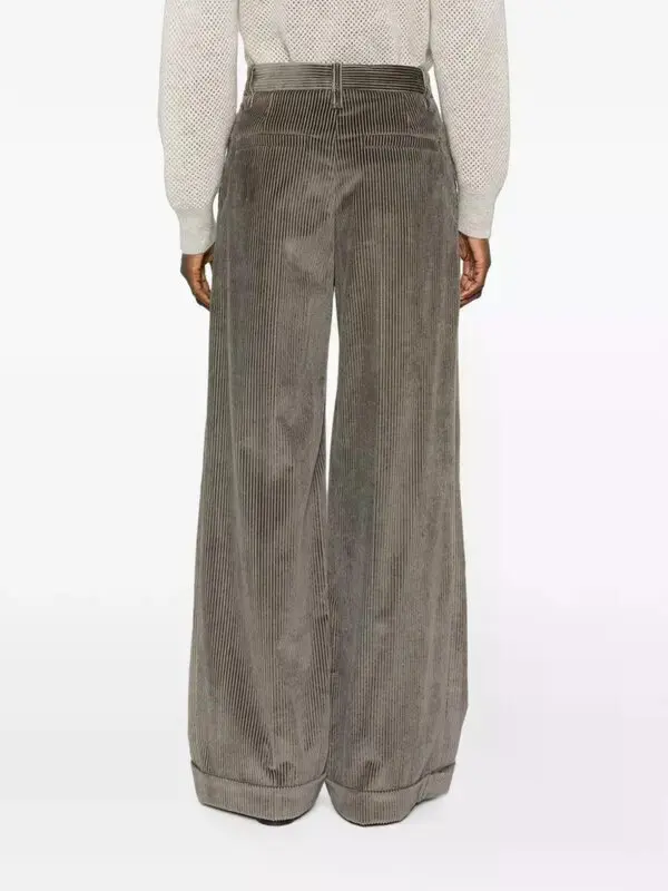 Brunello Cucinelli Corduroy Wide-leg Trousers