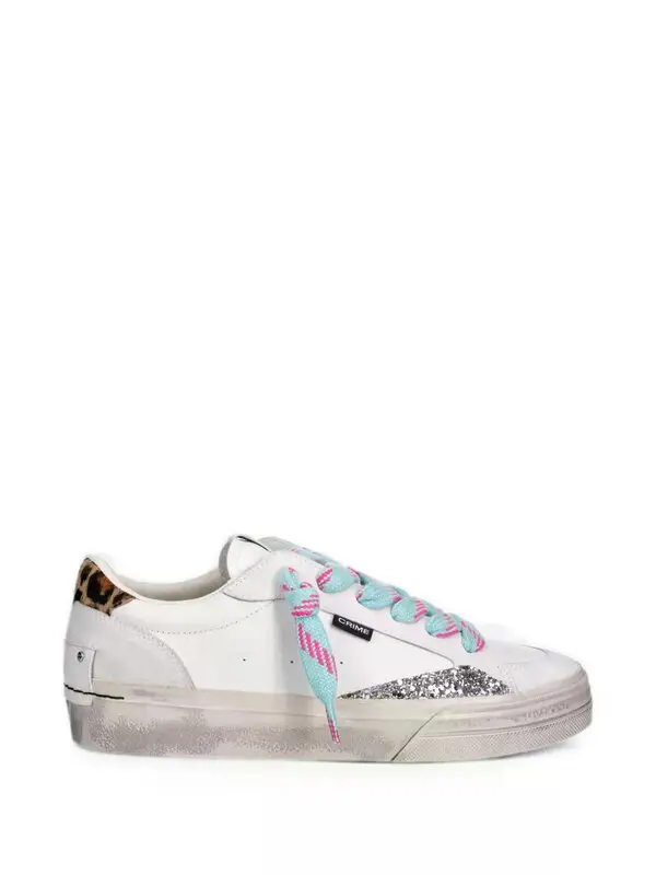 CRIME LONDON Soho Glitter Detail Sneakers