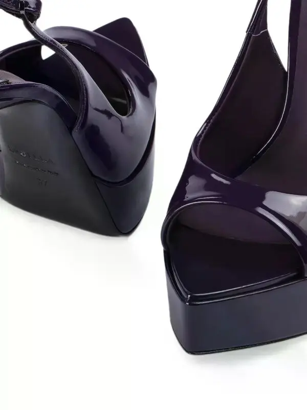LE SILLA Uma Slingback Pumps - Purple