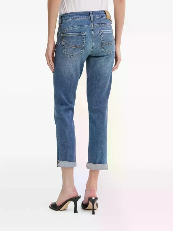 Liu Jo Cropped Rolled Cuff Jeans