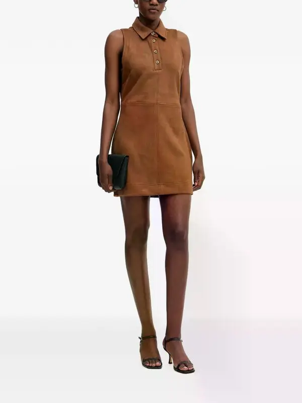 Dkny Sleeveless Button-detail Mini Dress