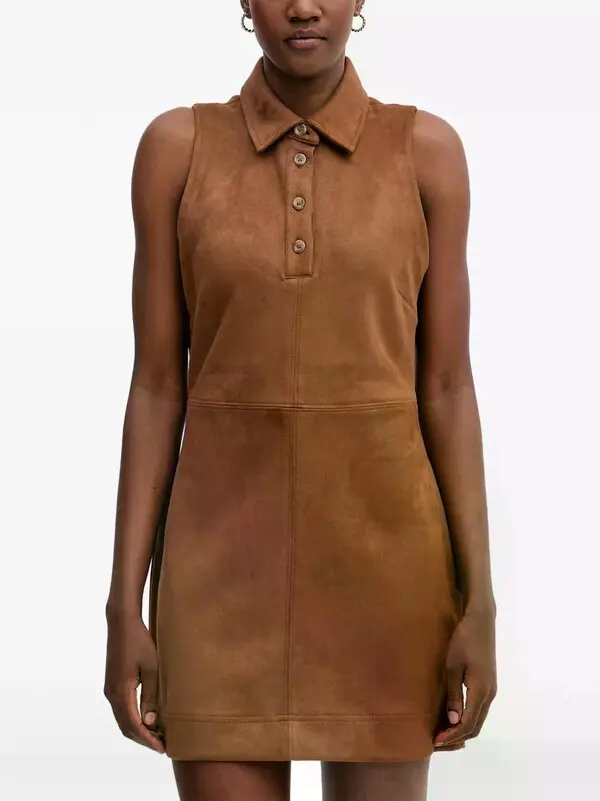 Dkny Sleeveless Button-detail Mini Dress