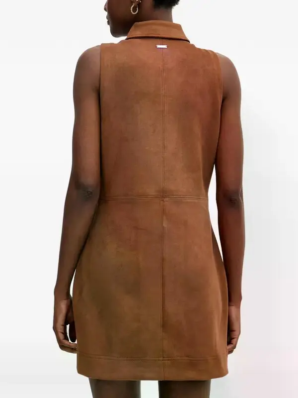 Dkny Sleeveless Button-detail Mini Dress