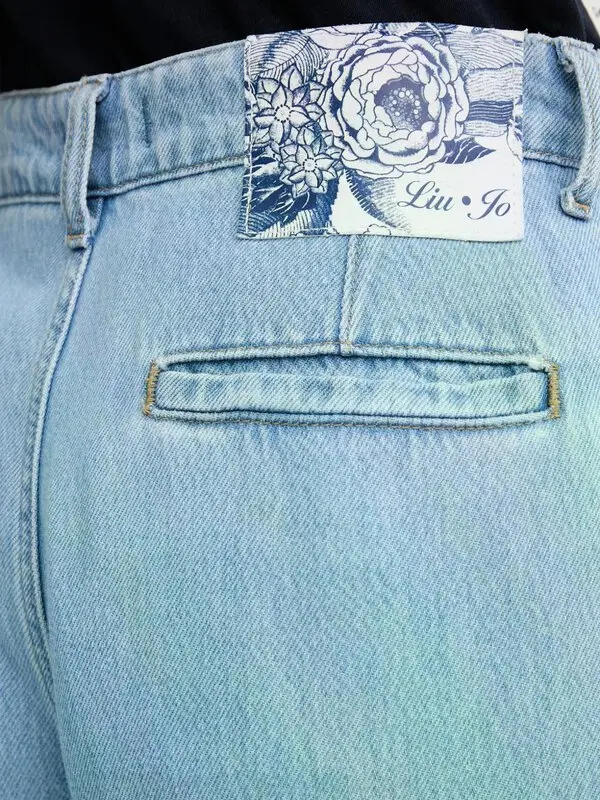 Liu Jo Pleated Wide-leg Jeans