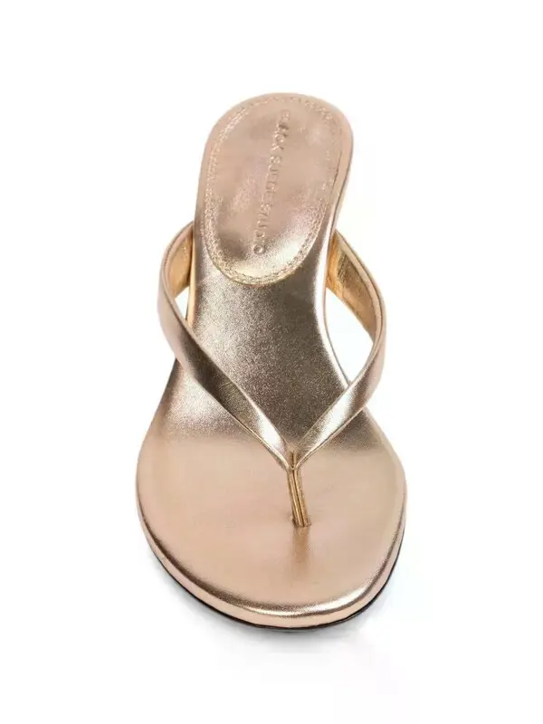 BLACK SUEDE STUDIO Easy Thong-strap Wedge Heel Sandals