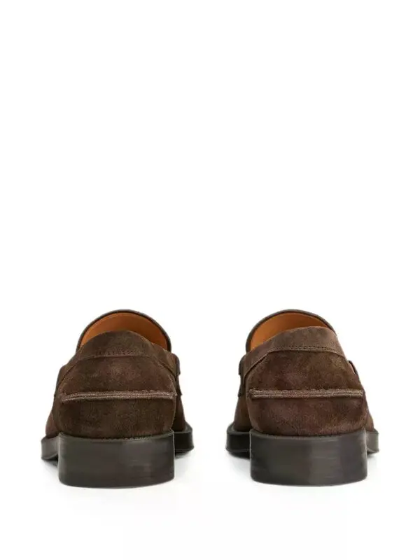 TOD'S Penny Slot Suede Loafers