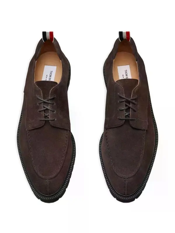 Thom Browne Calf Suede Derby Shoes