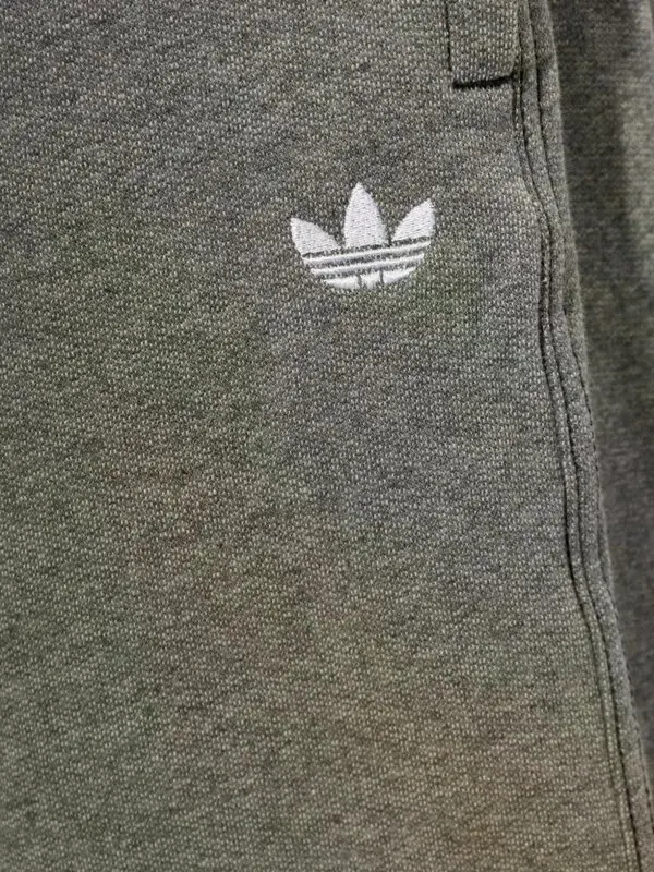 Adidas Logo-embroidered Wide-leg Track Pants