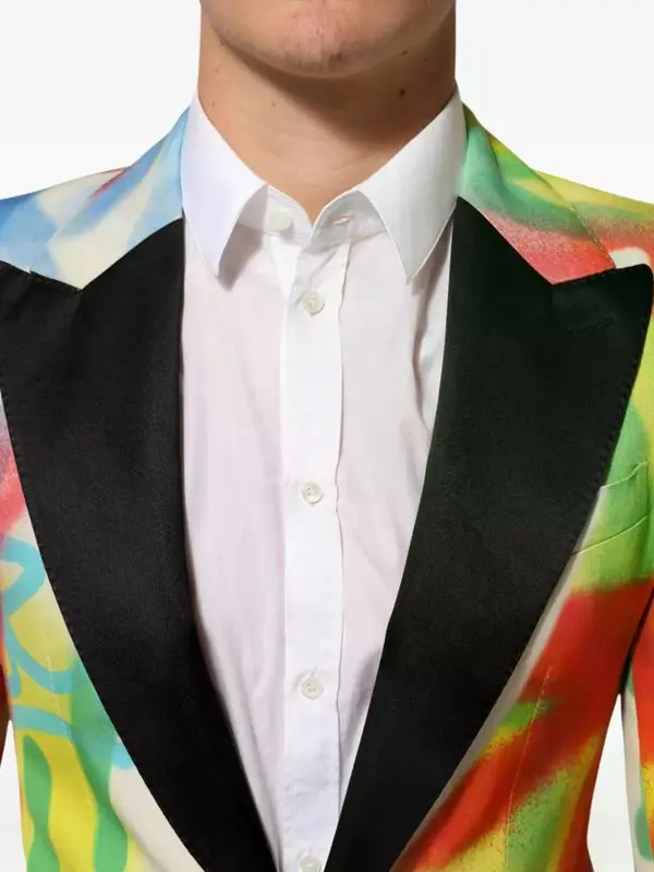 Dolce & Gabbana Sicilia Graffiti-print Blazer
