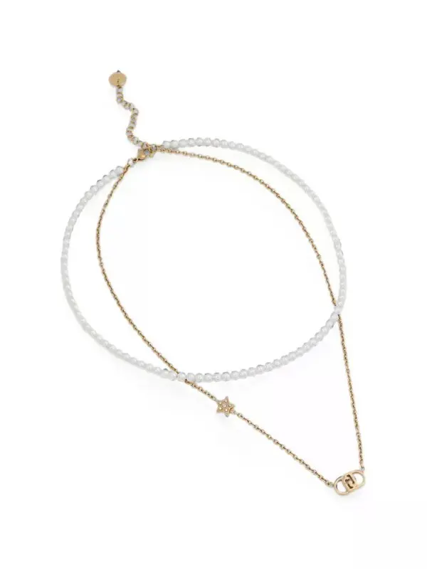 Liu Jo Faux-pearl Star Motif Layered Necklace - Gold