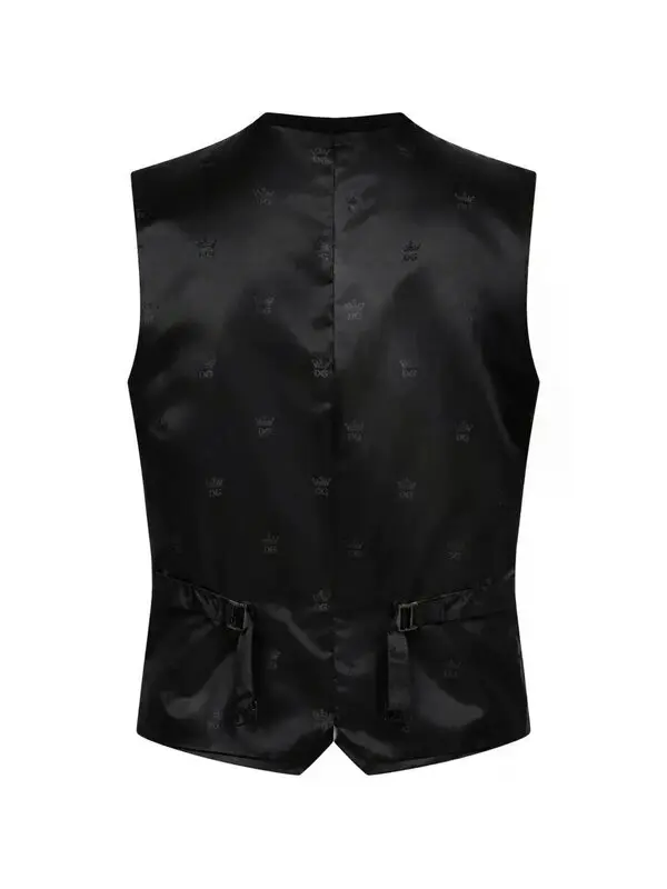 Dolce & Gabbana Wool V-neck Waistcoat