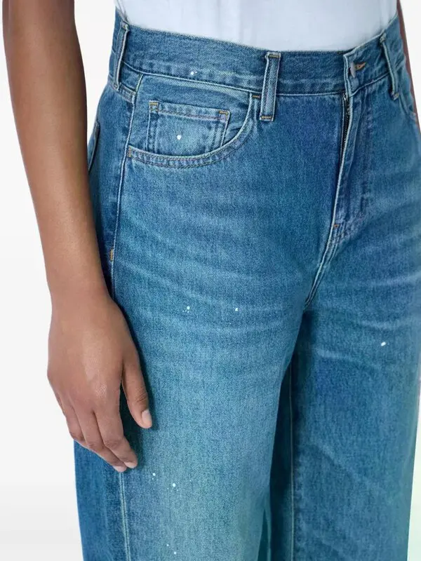 Carhartt Work In Progress Paint-splatter Wide-leg Jeans