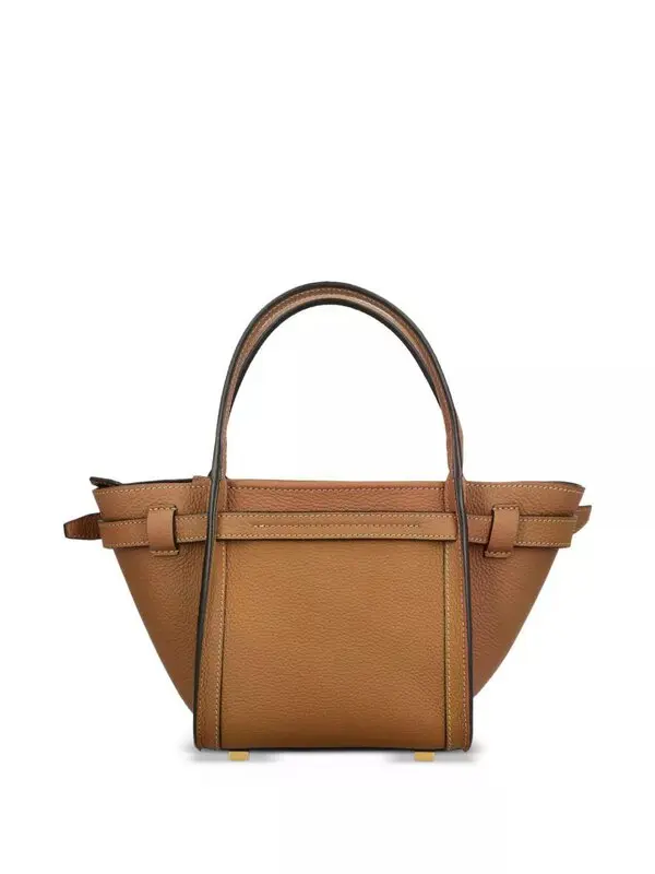 TOD'S T Signature Leather Tote Bag