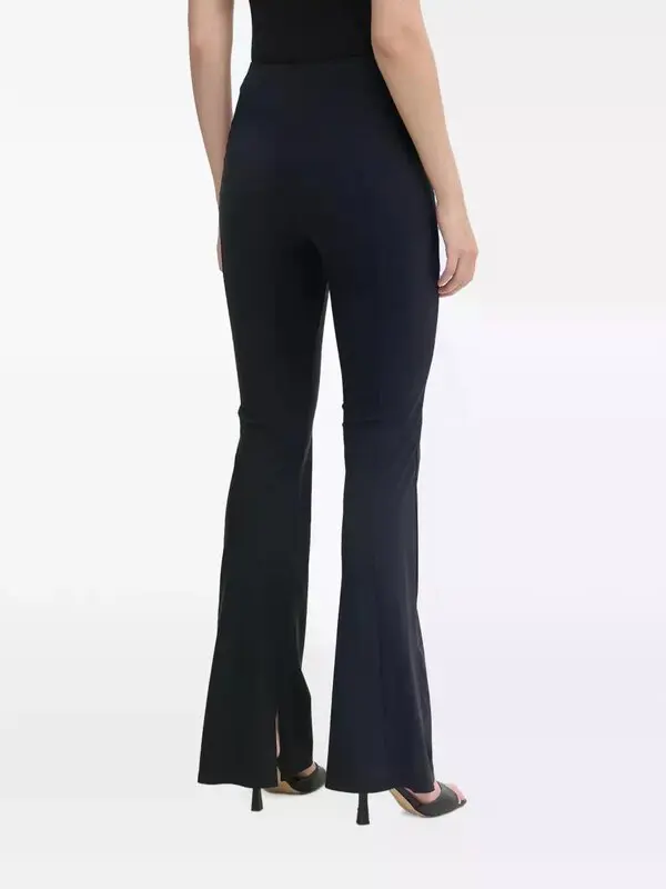Patrizia Pepe Logo-plaque Flared Trousers