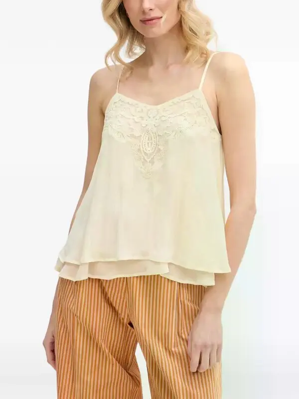 HOSS INTROPIA Clarissa Layered Lace Trim Blouse
