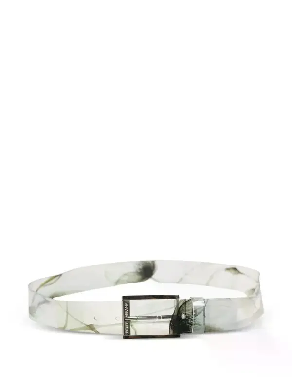 Dolce & Gabbana Floral Print Belt - White