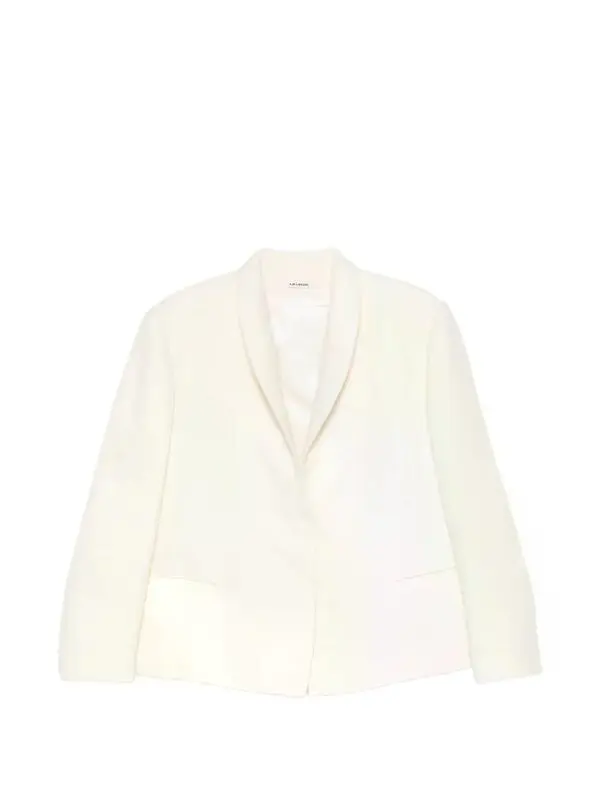 A.M.G. Long-sleeved Jacket With Shawl Lapel
