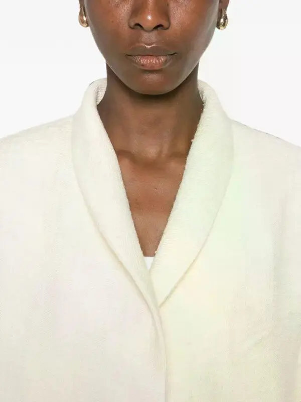 A.M.G. Long-sleeved Jacket With Shawl Lapel