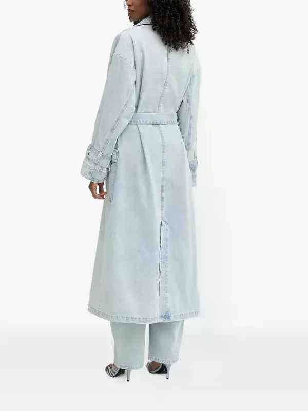 GESTUZ Denim Trench Coat
