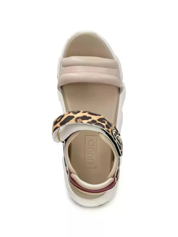 Liu Jo Leopard-print Chunky Sole Sandals