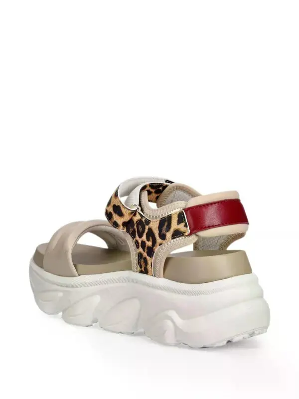Liu Jo Leopard-print Chunky Sole Sandals