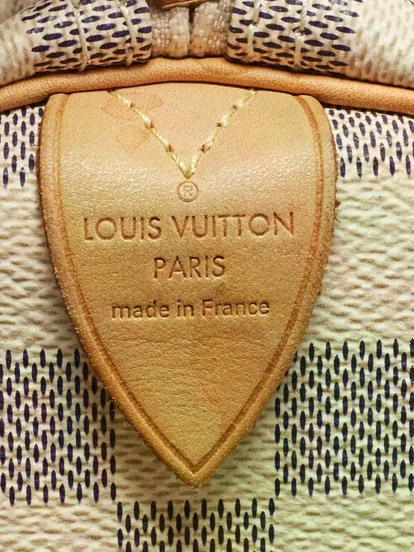 LOUIS VUITTON Damier Azur Speedy Handbag - Neutrals