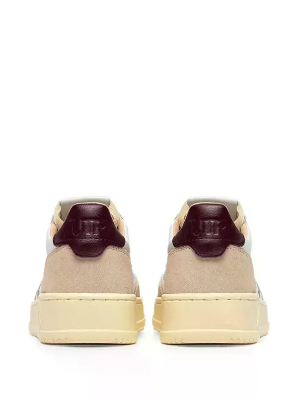 AUTRY Medalist Panelled Leather Sneakers - Neutrals