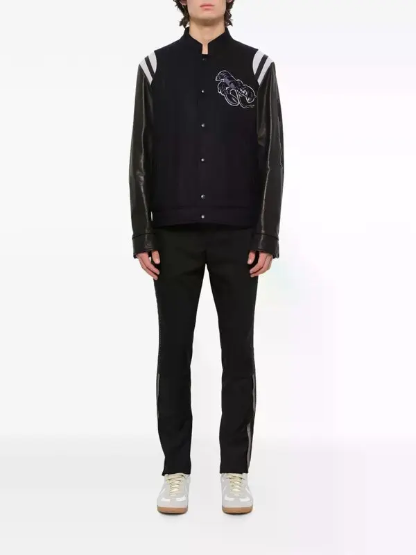 LANVIN Lobster Patch Baseball Jacket