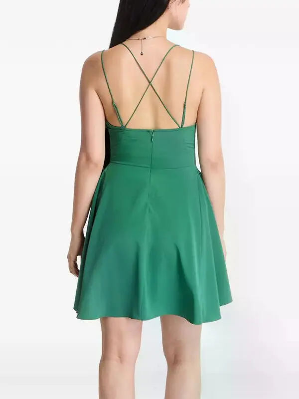 ALLSAINTS Asymmetric Draped Mini Dress - Green