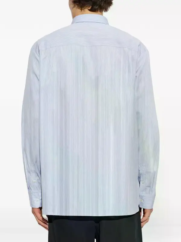 A.p.c. Striped Cotton Long-sleeve Shirt