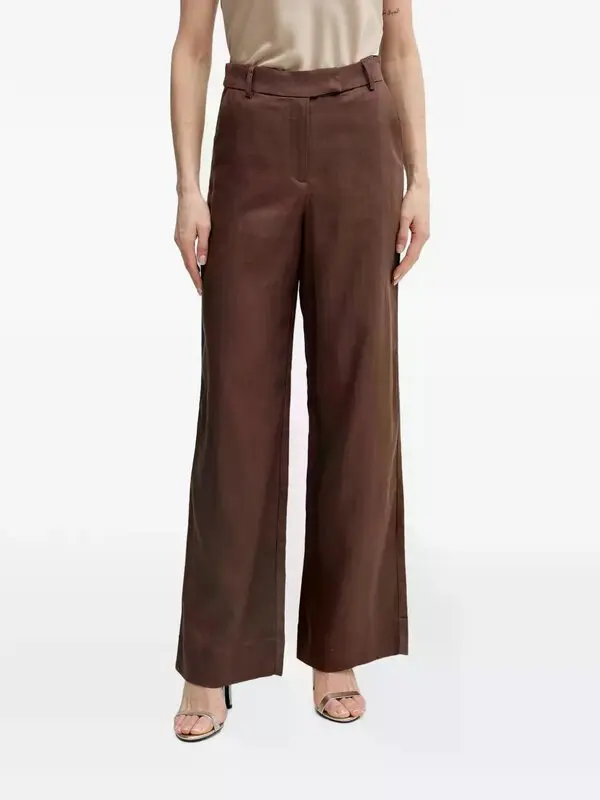 HOSS INTROPIA Pepa Herringbone Palazzo Trousers