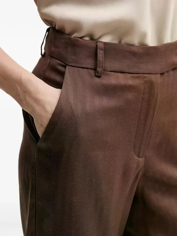 HOSS INTROPIA Pepa Herringbone Palazzo Trousers