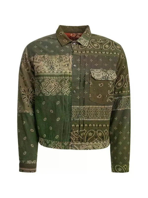 Kapital Bandana Print Reversible Shirt Jacket