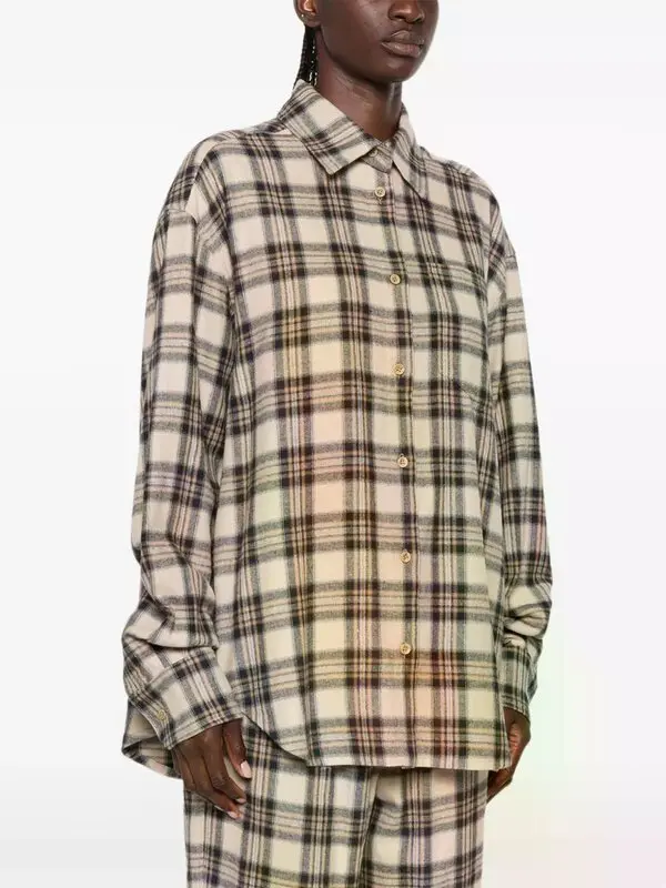 A.M.G. Check-pattern Long-sleeve Shirt