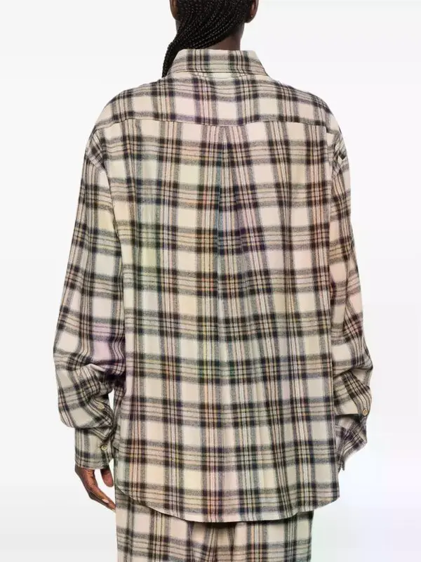 A.M.G. Check-pattern Long-sleeve Shirt