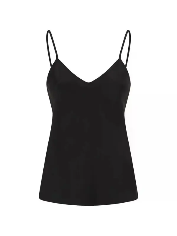 Max Mara V-neck Sleeveless Top - Black