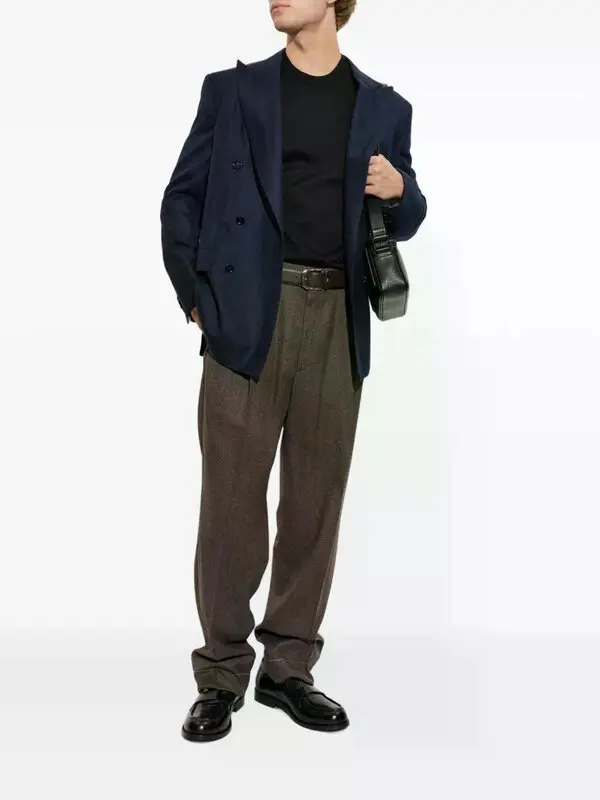 Brioni Pleated Wool Trousers