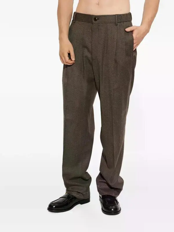 Brioni Pleated Wool Trousers