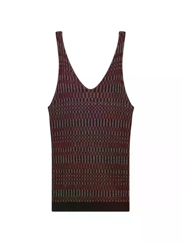 RETORI Retrof' Jacquard Knit Tank Top