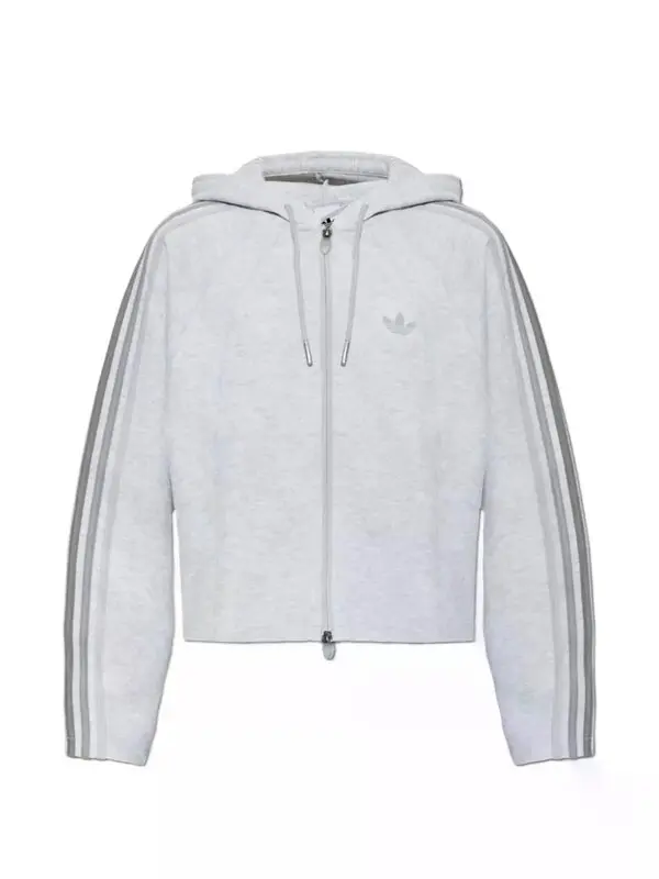 Adidas 3-stripes Embroidered Logo Hoodie