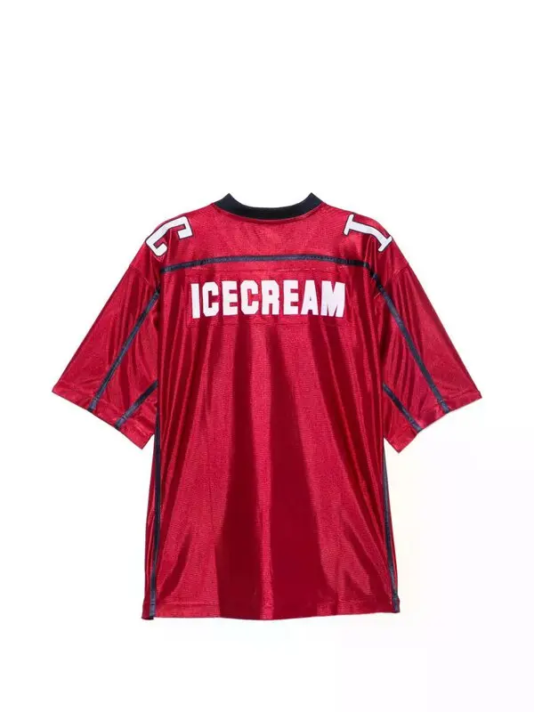 ICECREAM Logo Print V-neck T-shirt