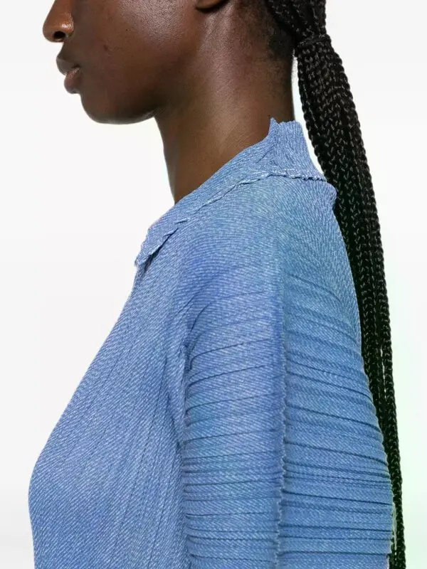 Issey Miyake Denim Effect Top