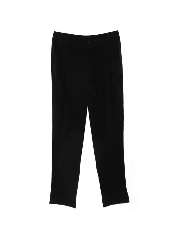 Giorgio Armani Tailored Straight-leg Trousers - Black