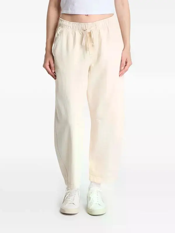 Gap Drawstring Waist Cropped Jeans