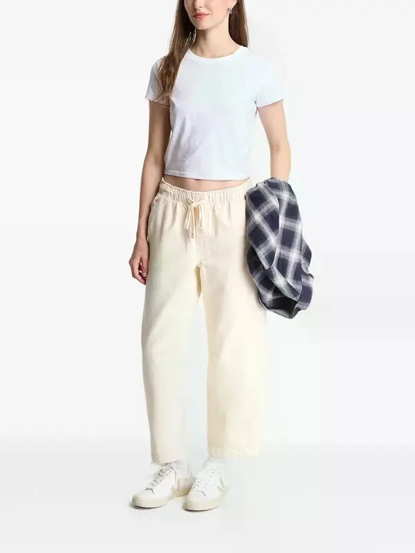 Gap Drawstring Waist Cropped Jeans
