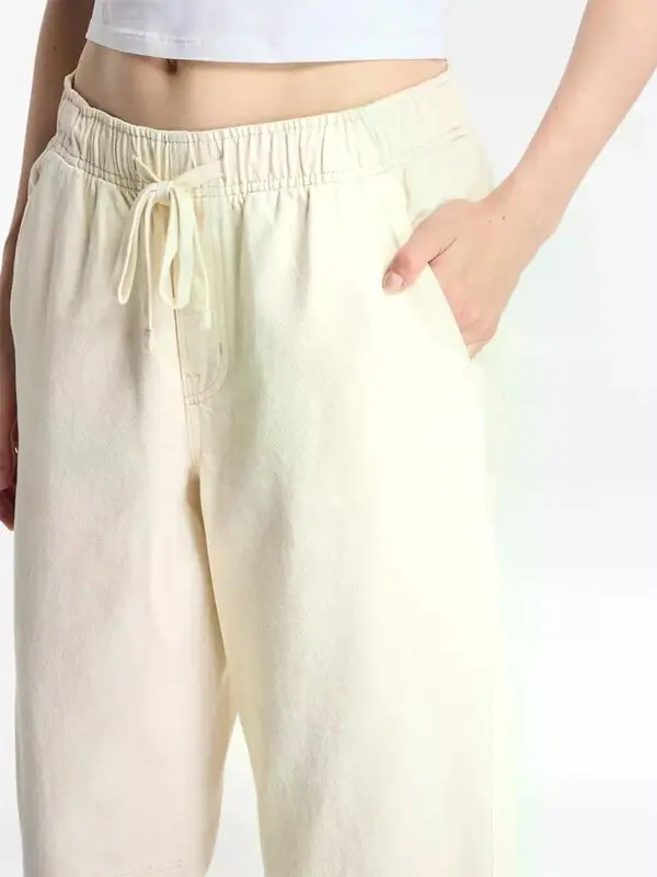 Gap Drawstring Waist Cropped Jeans