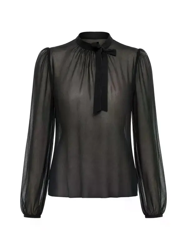 Dsquared2 Sheer Tie-neck Blouse