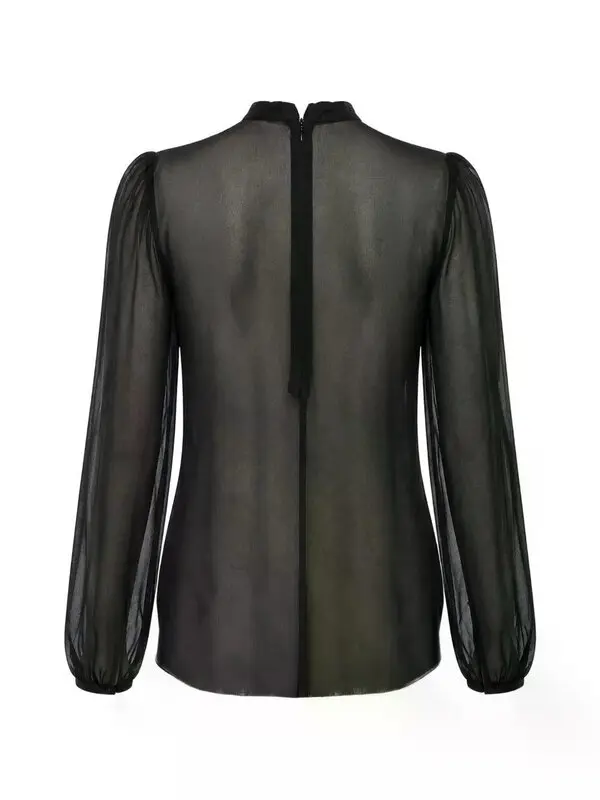 Dsquared2 Sheer Tie-neck Blouse