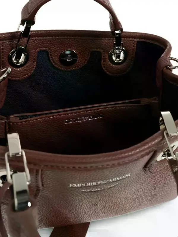 Emporio Armani Logo-printed Tote Bag - Brown